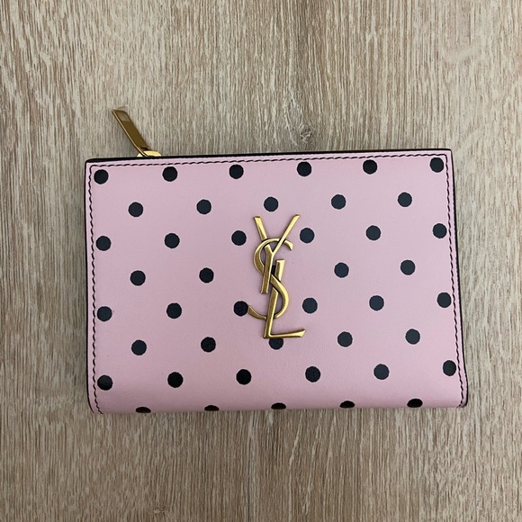 Yves Saint Laurent | Bags | Authentic Ysl Pink Wallet | Poshmark